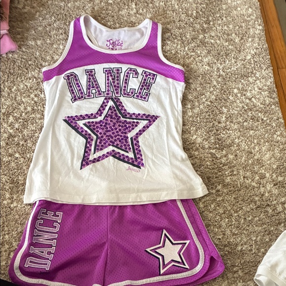Justice | Costumes | Justice Purple And White Dance Costume Set | Poshmark